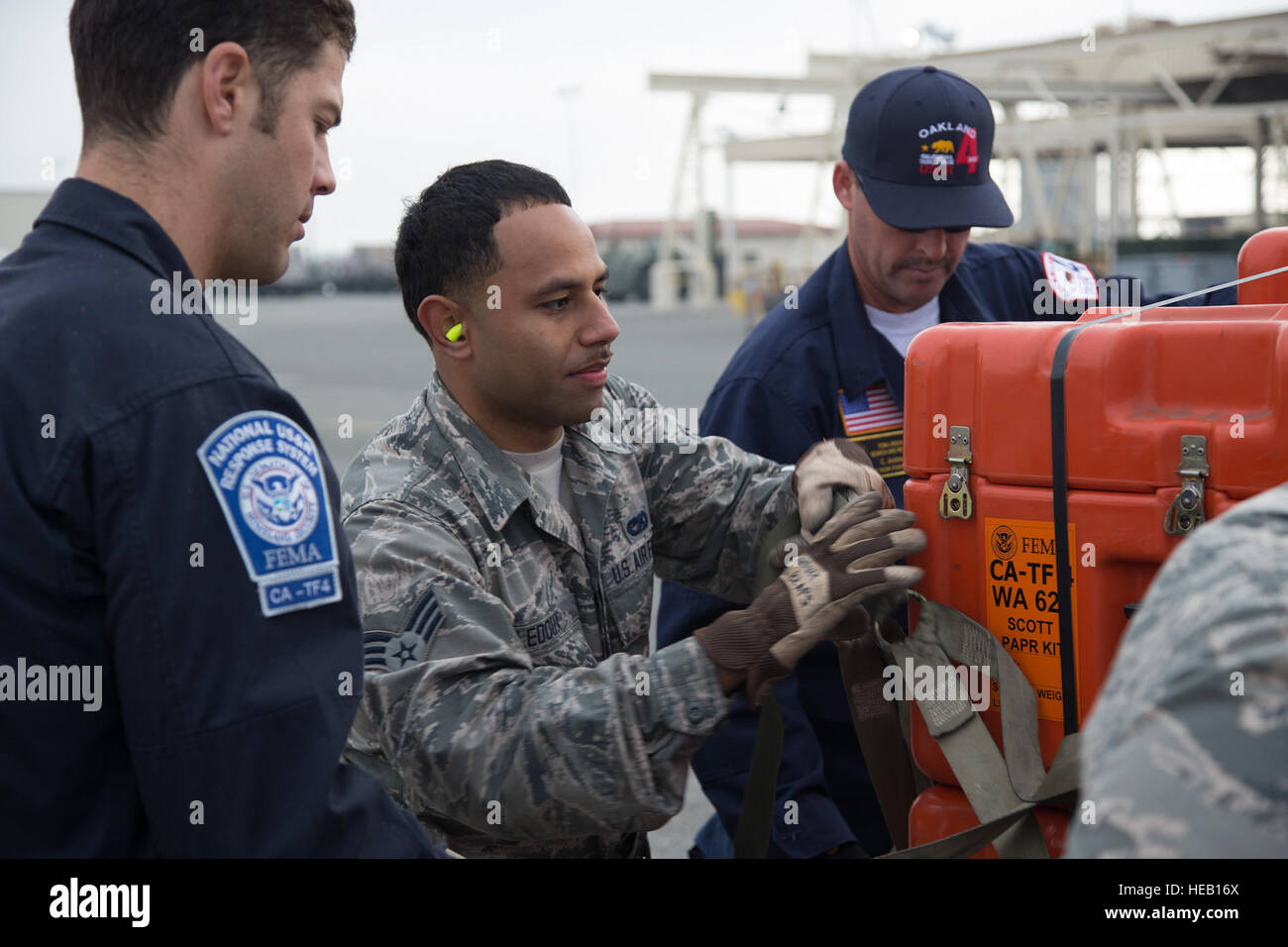 Aerial porters from the 349th Air Mobility Wing conducted a joint ...