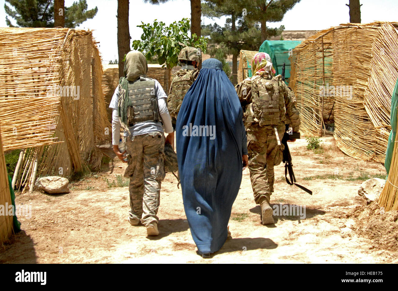 Members of Provincial Reconstruction Team Zabul tour a female-led ...