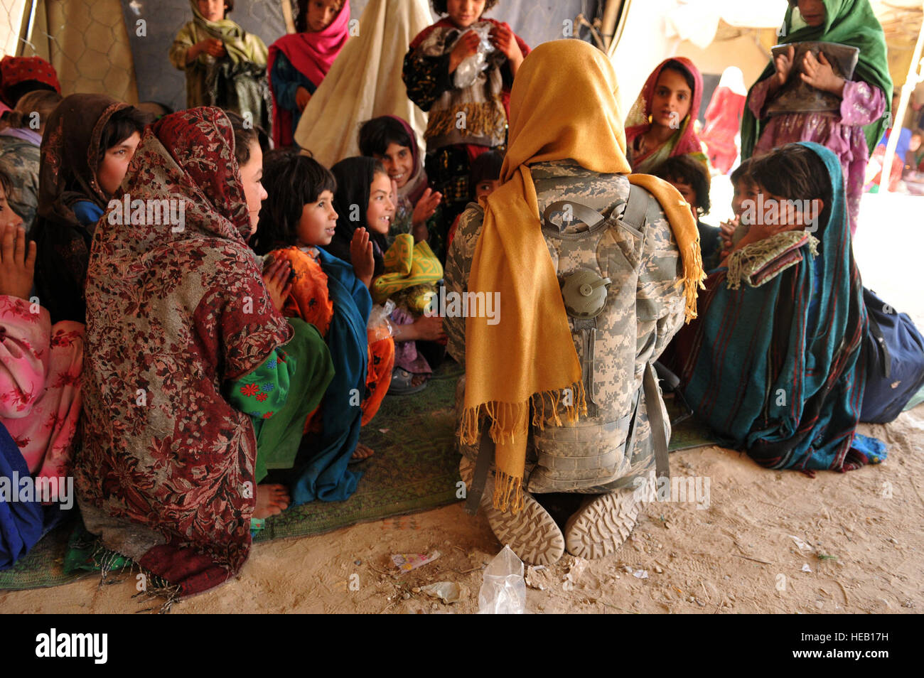 U.S. Air Force 1st Lt. Georganne Hassell, Provincial Reconstruction ...