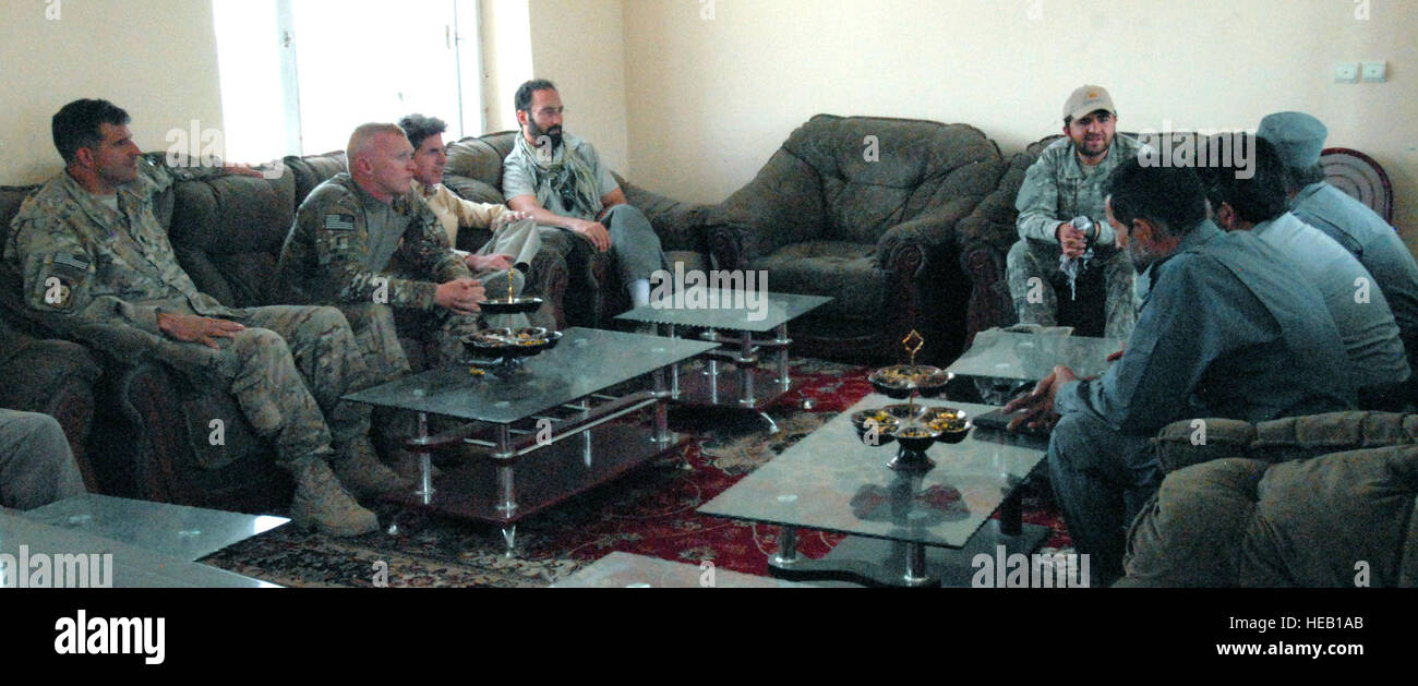 State Department personnel and Ghazni Provincial Reconstruction Team ...