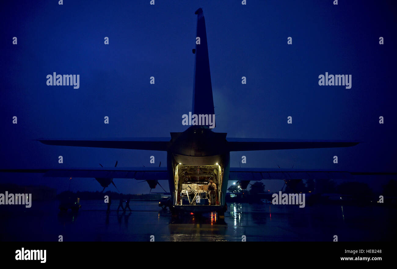 Staff Sgt. Cassandra Hancock, load master with the 37th Airlift ...