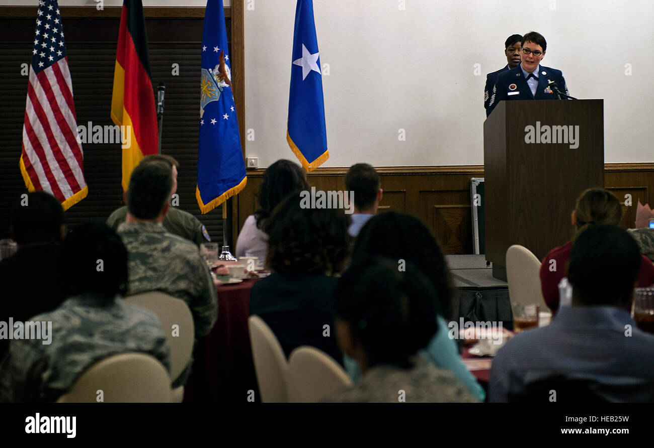 Chief Master Sgt. Amber Mitchell, U.S. Air Forces in Europe’s Kisling ...