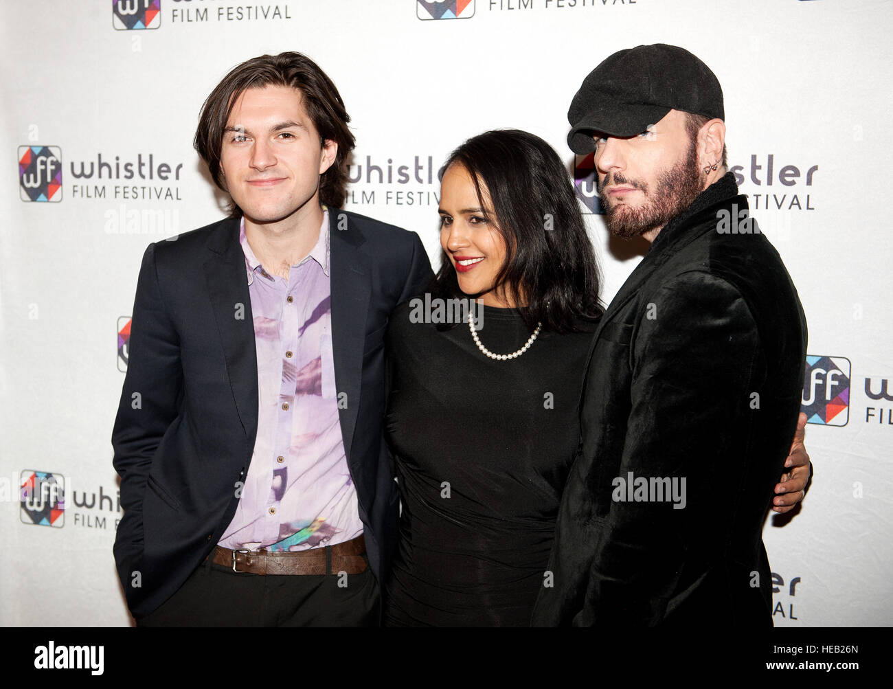 Actors Charlie Kerr, Agam Darshi, and Michael Ellund walk the red ...