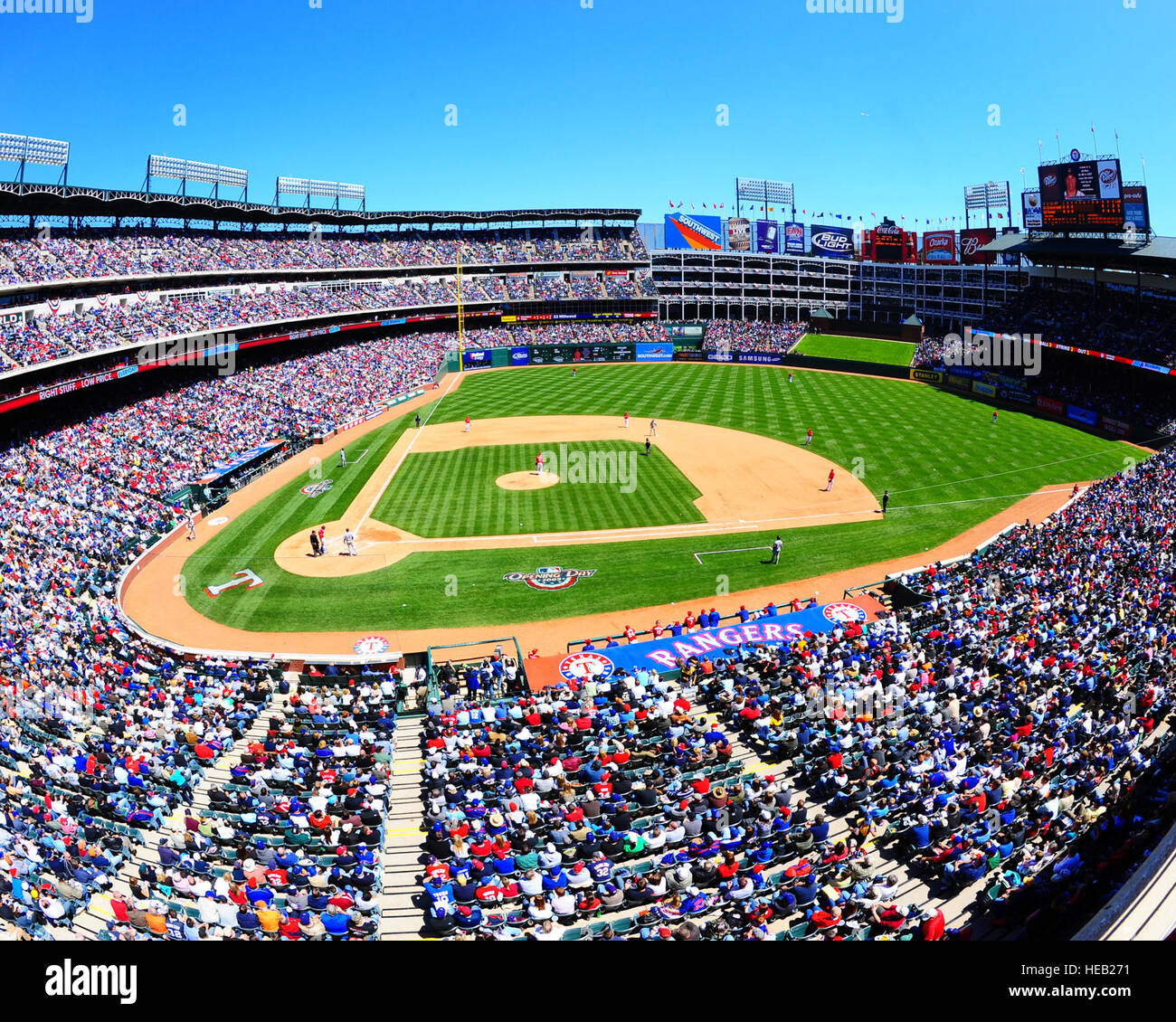 ARLINGTON, Texas - The Texas Rangers played their first game of the ...