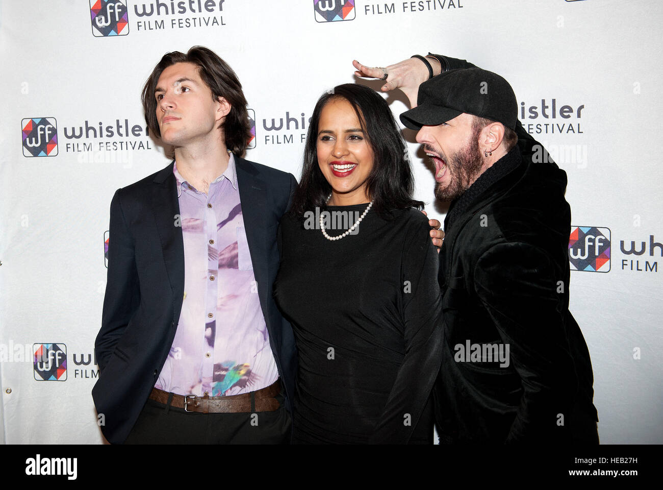 Actors Charlie Kerr, Agam Darshi, and Michael Ellund walk the red ...
