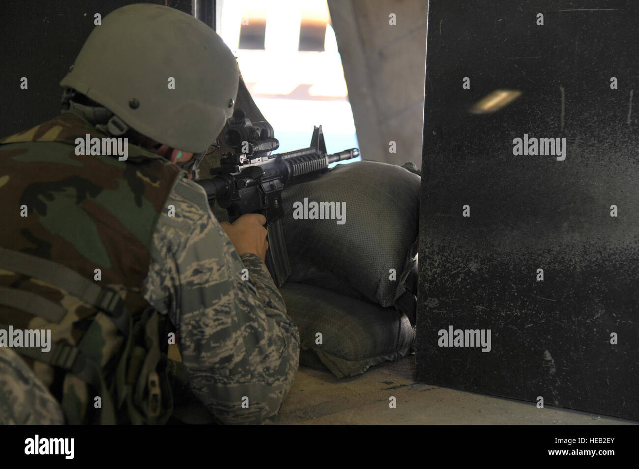 Air force combat arms training and maintenance hi-res stock photography ...