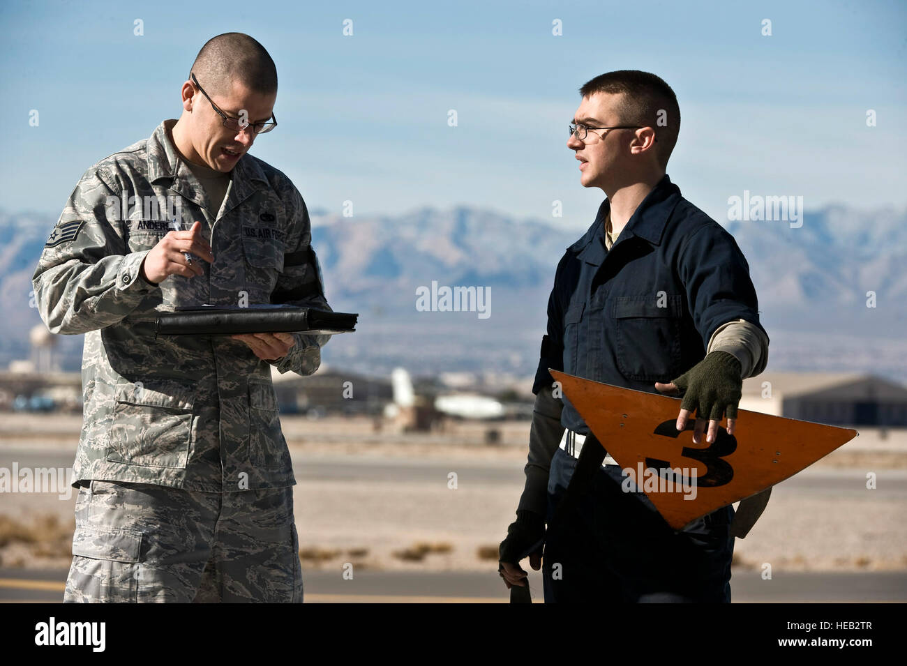 U.S. Air Force Staff Sgt. Chad Anderson, 28th Aircraft Maintenance ...