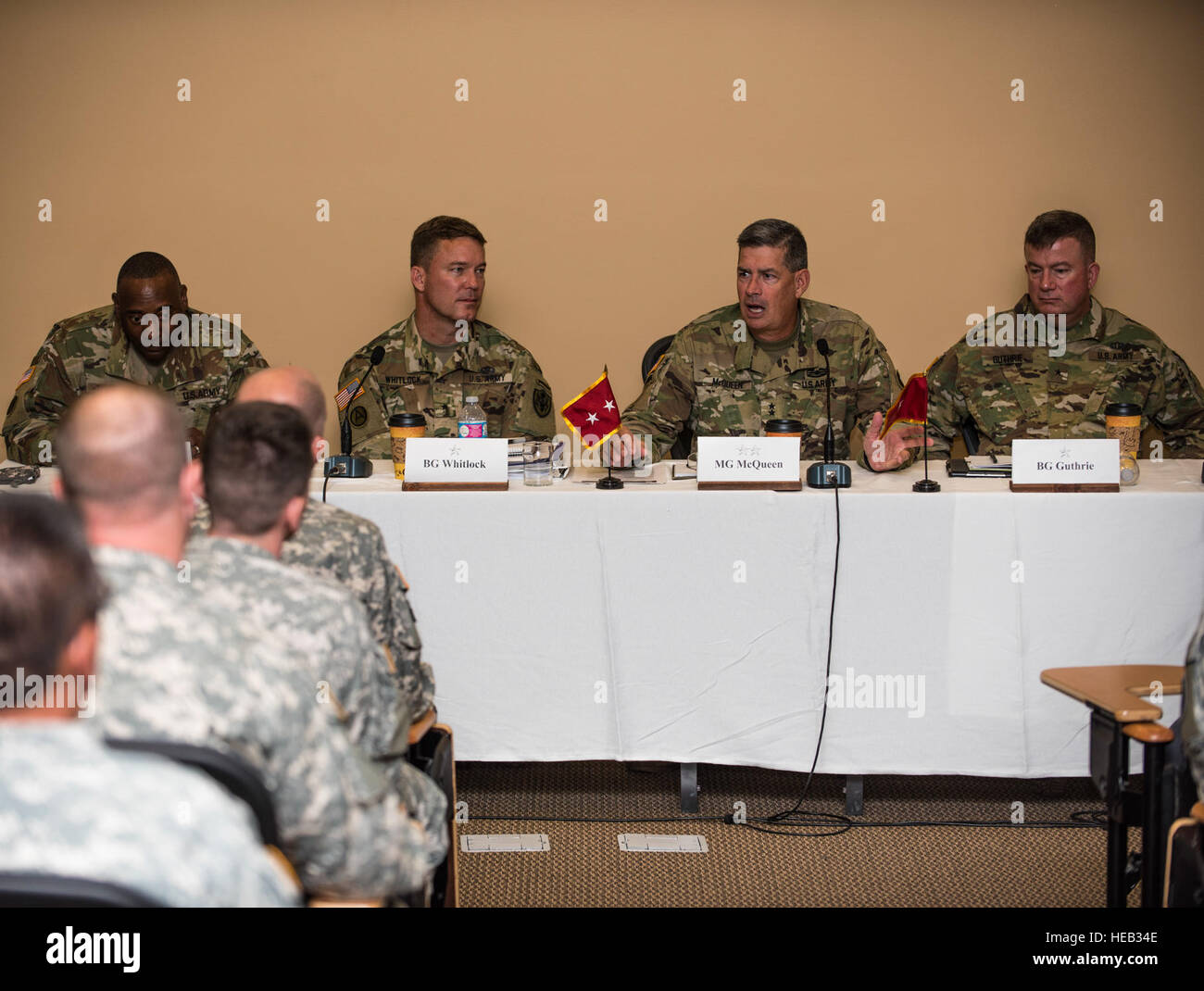 Maj. Gen. Mark McQueen, 108th Training Command (IET) commanding general ...