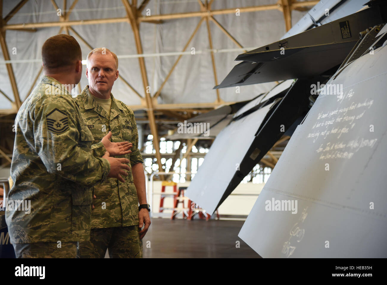 Master Sgt. from the 141st Air Refueling Wing explains the creation of ...