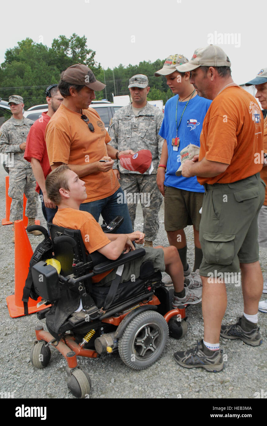 Mike Rowe, host of the television series Dirty Jobs, signs autographs ...