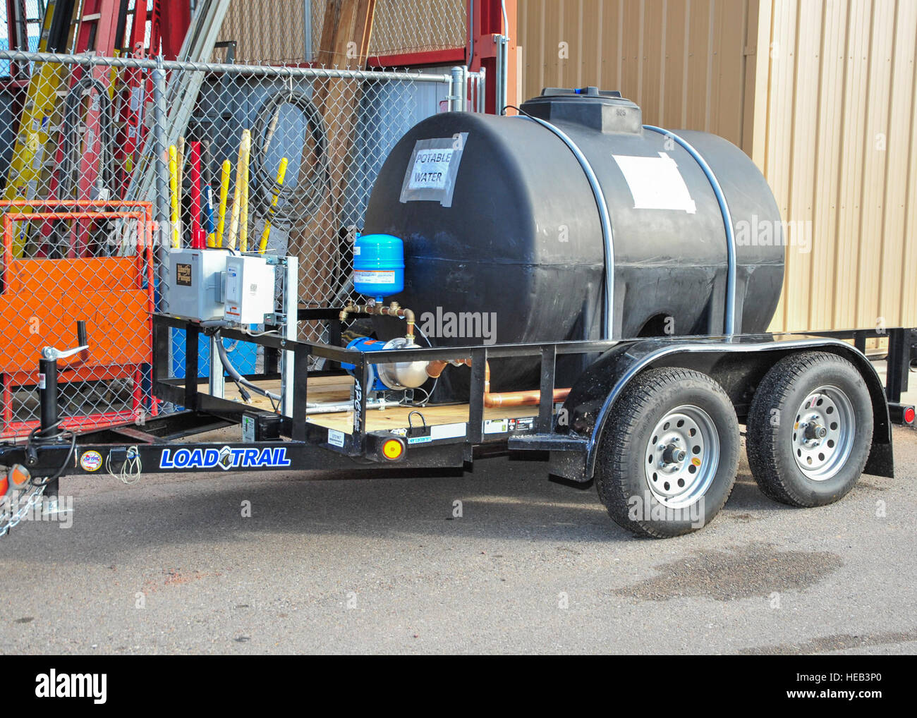 A portable water system designed by Karl Blair, 355th Civil Engineer ...