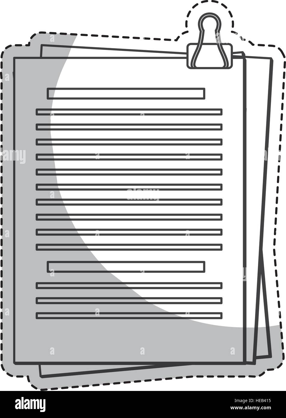 documents pages icon over white background. vector illustration Stock ...