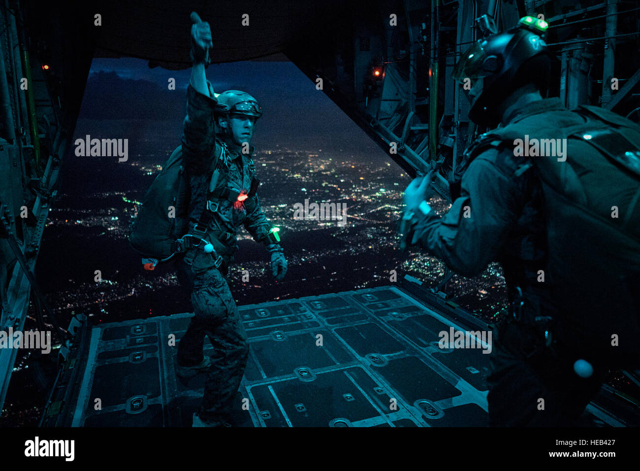 A Marine with the 3rd Reconnaissance Battalion, 3rd Marine Division ...