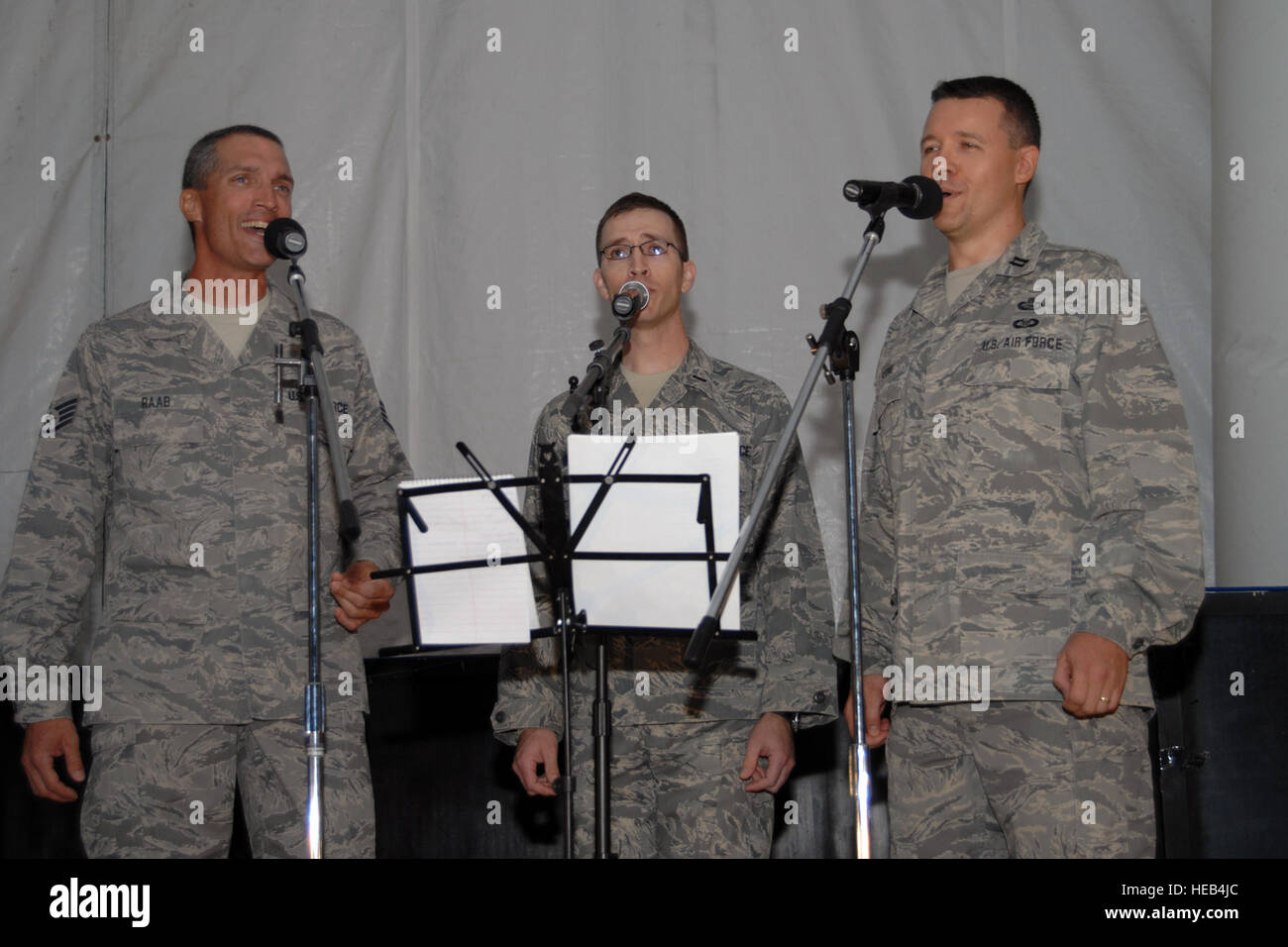 Staff Sgt. John Raab, 1st Lt. Jerry Underwood and Capt. Erik Stohl ...