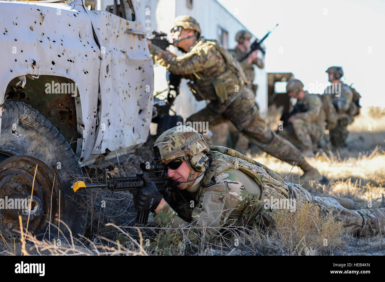 SCHRIEVER AIR FORCE BASE, Colo. -- Members of the 13 Air Support ...