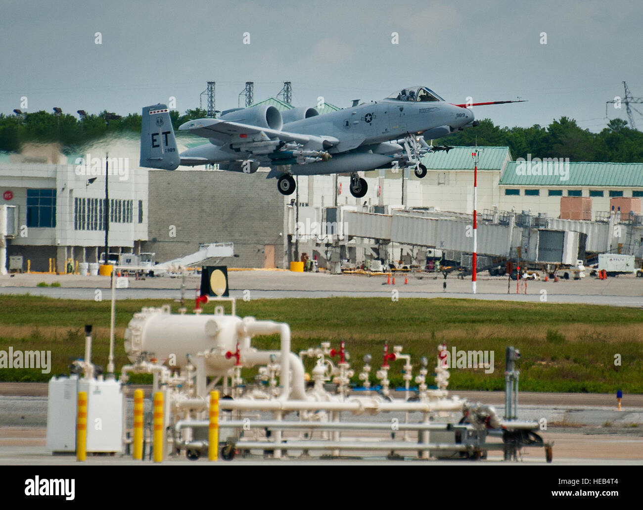 An A-10C Thunderbolt II from the 40th Flight Test Squadron, returns to ...
