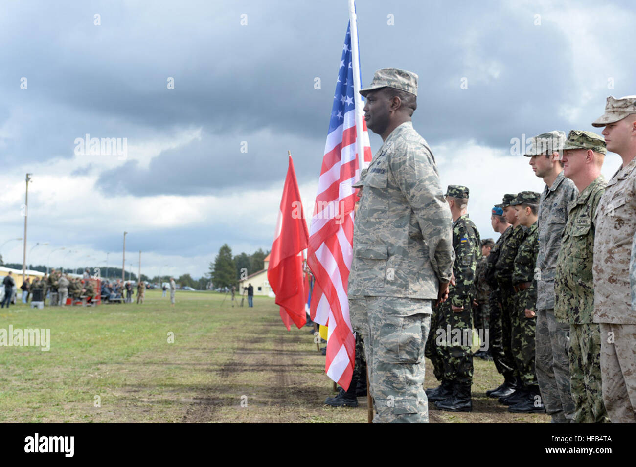 U.S. Air Force Col. Christopher Brooks, U.S. Delegation Chief for the ...