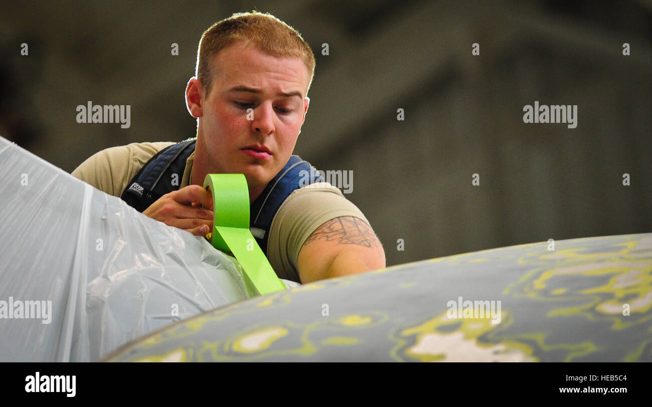 Airman 1st Class Justin Marcum, an aircraft metals technology ...
