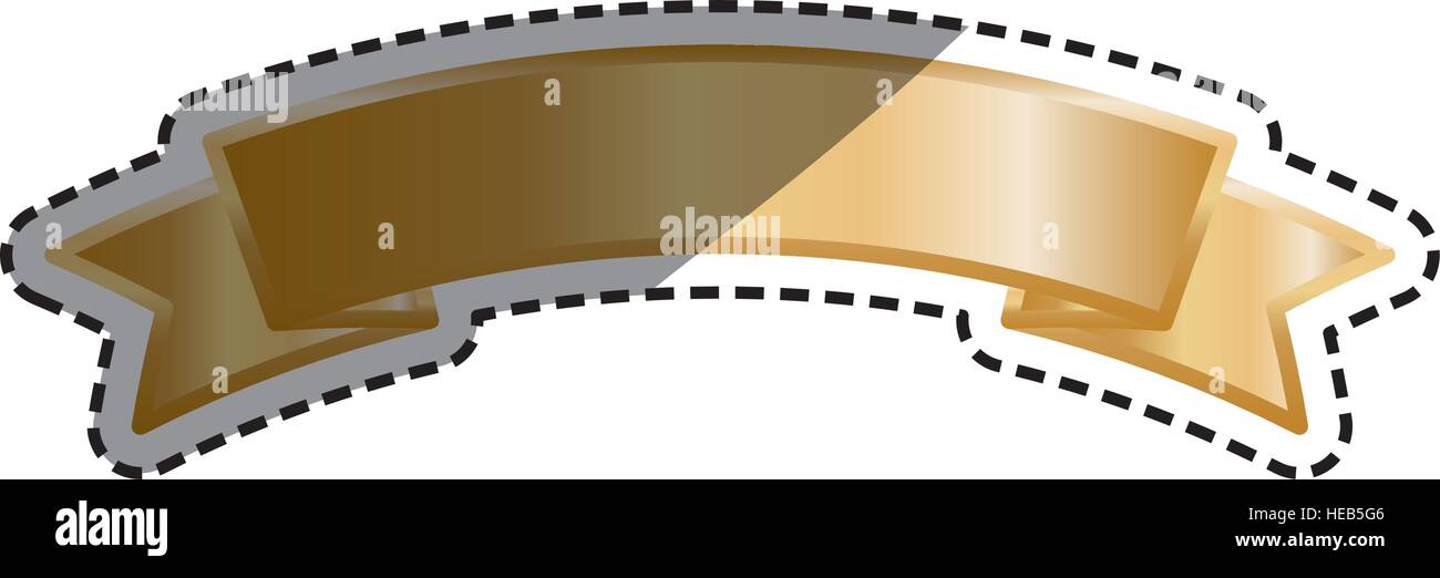 Empty ribbon banner icon vector illustration graphic design Stock ...