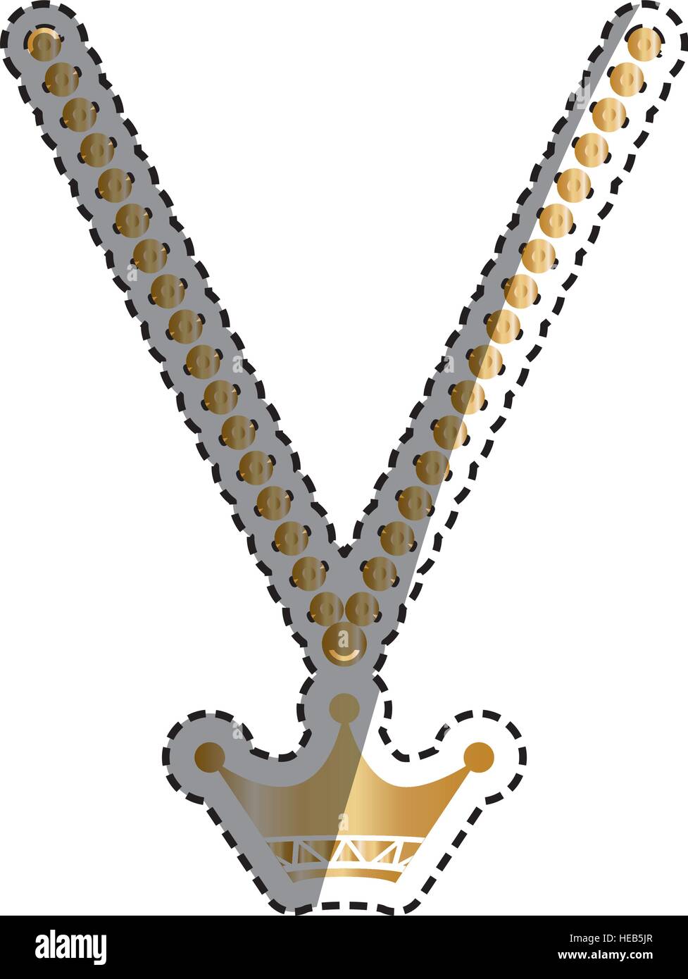 Crown royal symbol icon vector illustration graphic design Stock Vector ...