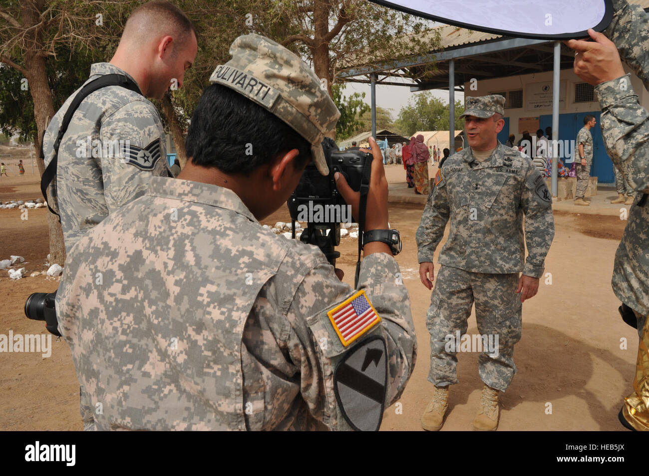 U.S. Air Force Staff Sgt. Andrew Caya and U.S. Army Sgt. Shejal ...