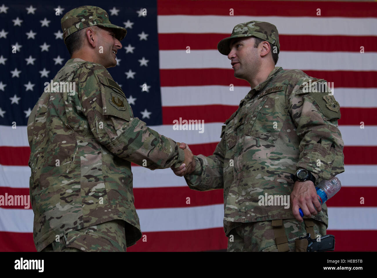U.S. Air Force Brig. Gen. Dave Julazadeh, 455th Air Expeditionary Wing ...