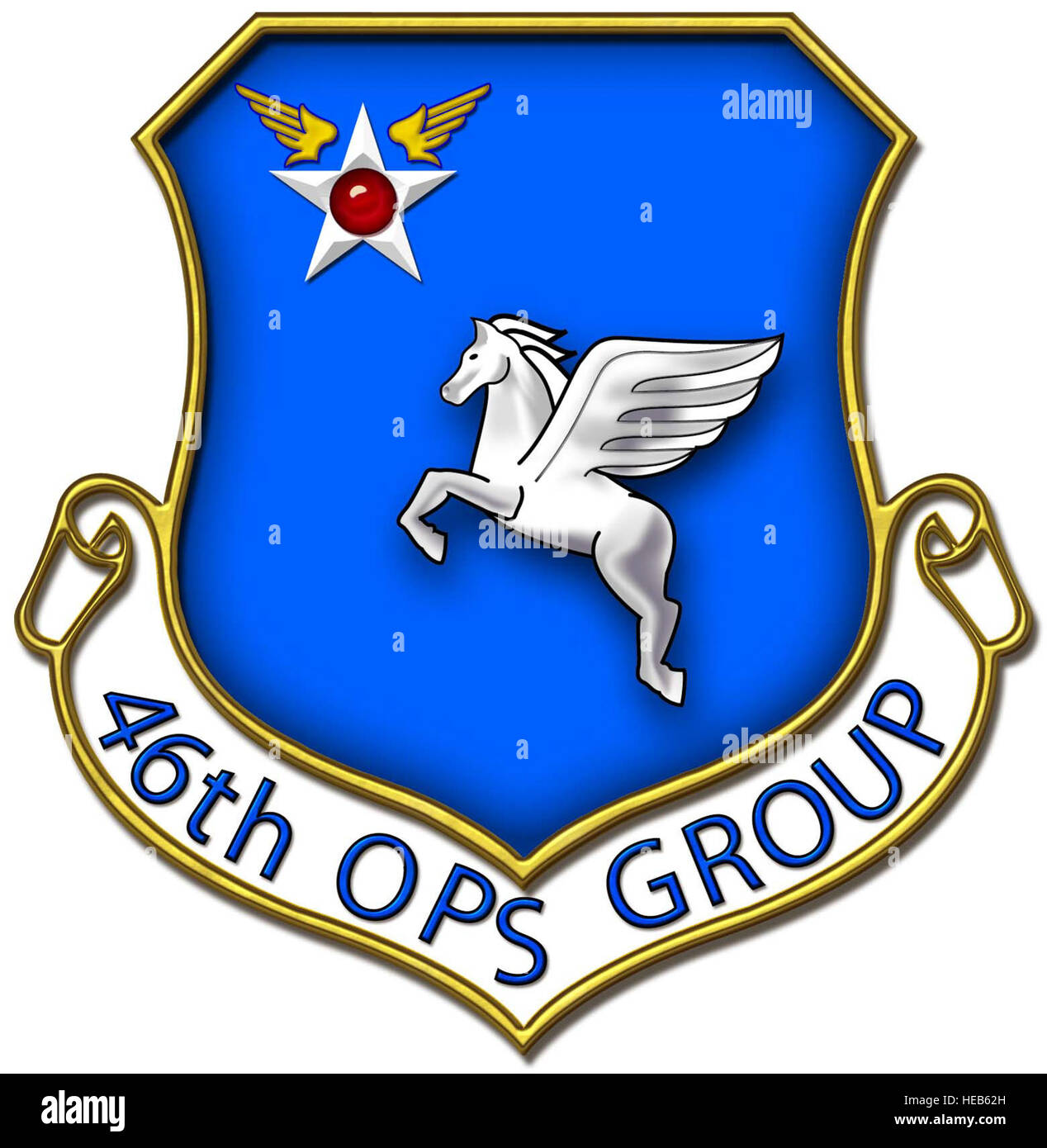 The 46th Operations Group patch Stock Photo - Alamy