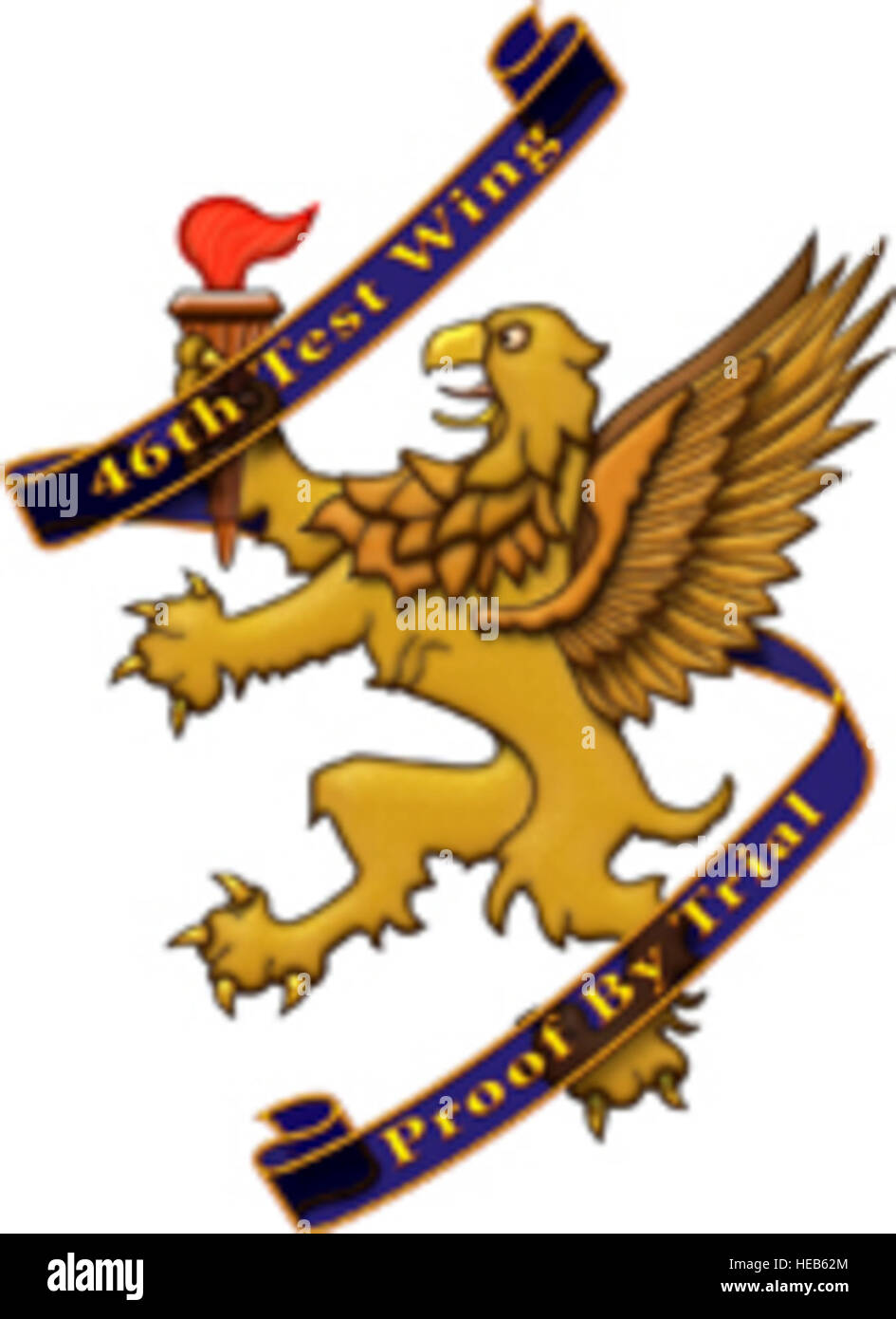 Official logo of 46th Test Wing Stock Photo - Alamy