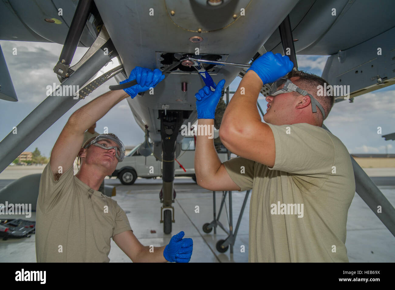Airman 1st Class Jordan Pool and Airman 1st Class Daniel Hawley, 49th ...