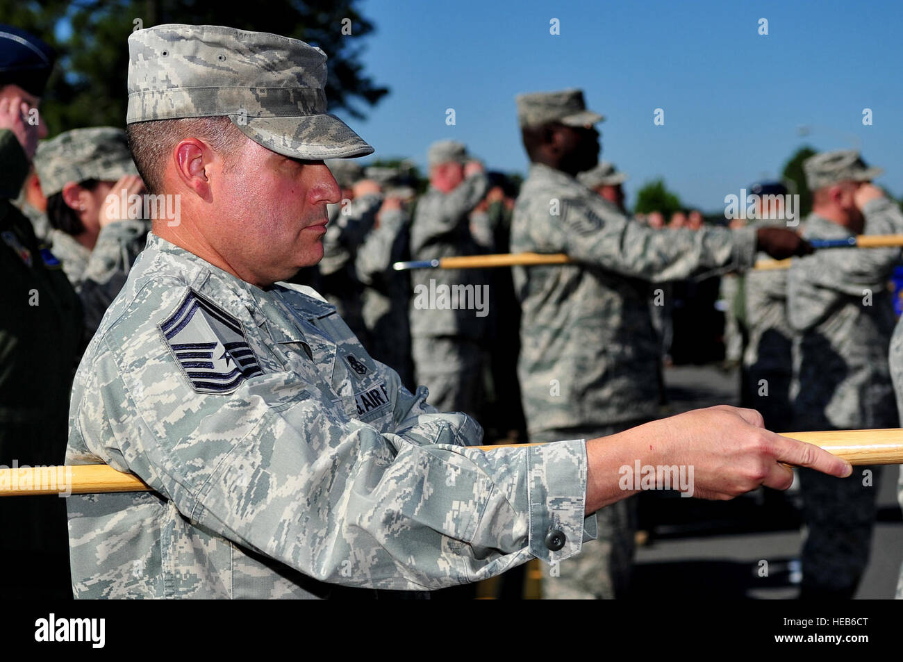 Senior Master Sgt. Douglas Suddueth, 4th Medical Group superintendent ...