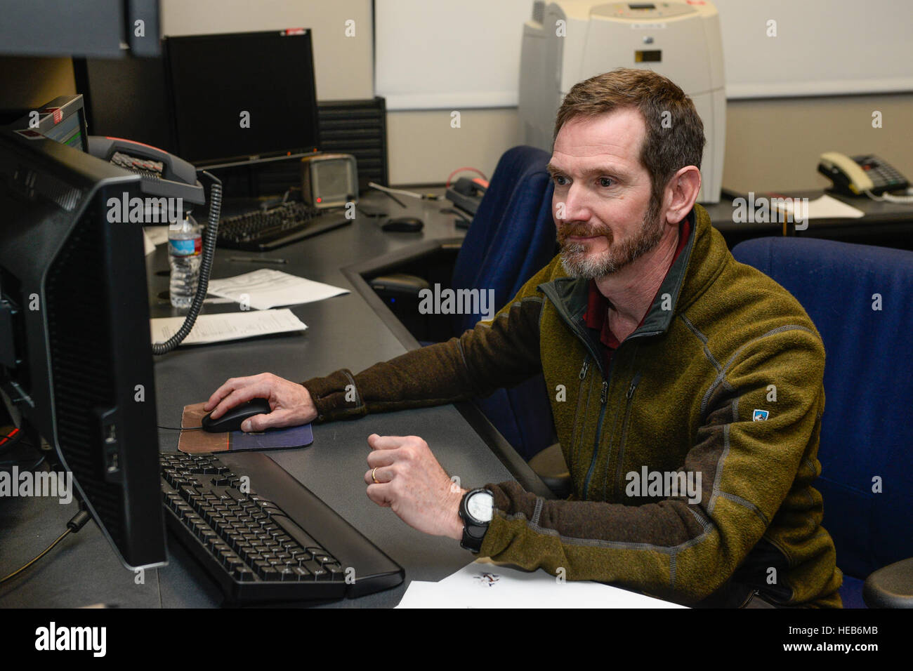 Joseph Carberry, Boeing Lead Satellite Bus Engineer, sends the final ...