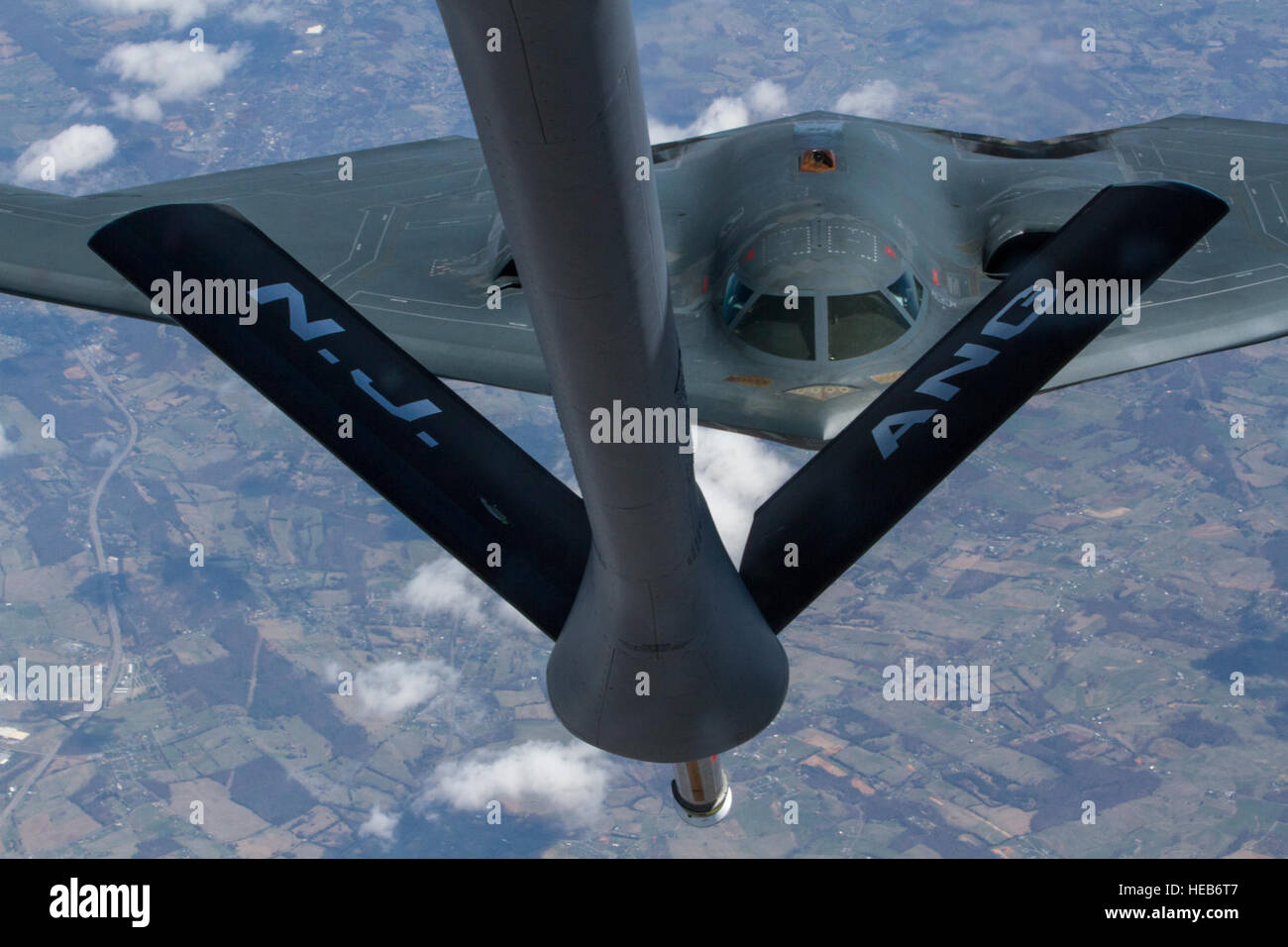 A 108th Wing KC-135 Stratotanker with the New Jersey Air National Guard ...