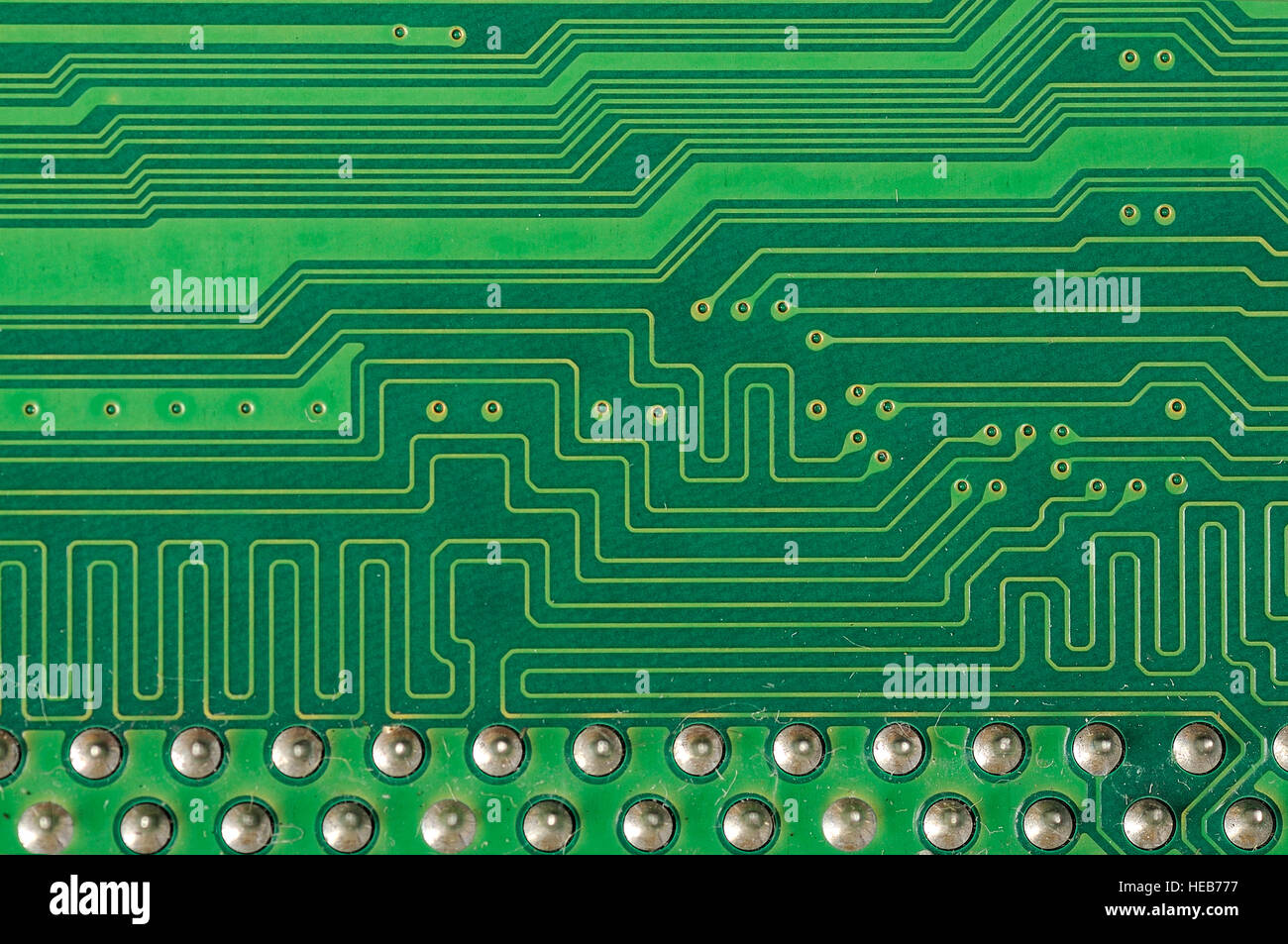 Close up of electronic board with circuits and components Stock Photo ...
