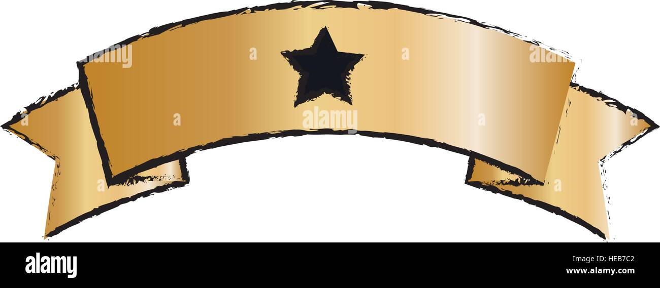 Empty ribbon banner icon vector illustration graphic design Stock ...