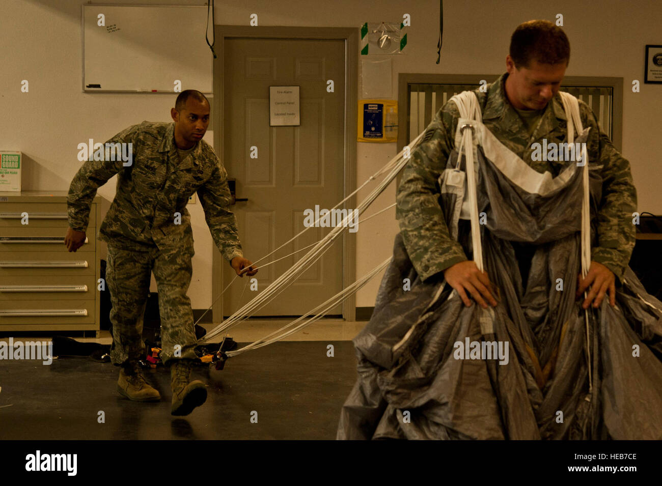 U.S. Air Force Staff Sgt. Shamir Moore, 58th Rescue Squadron aircrew ...