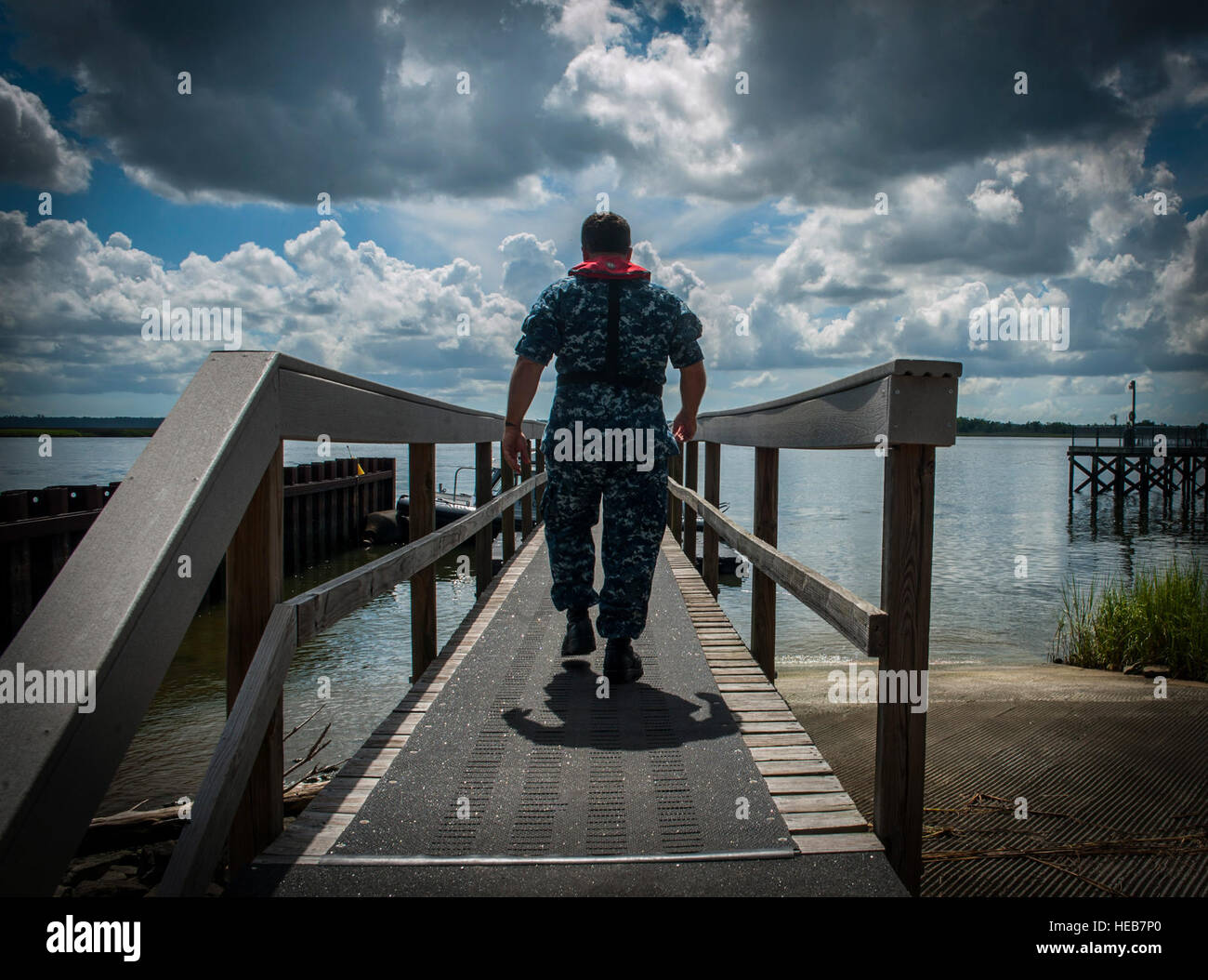 The 628th Logistics Readiness Squadron Port Operations officer oversees ...