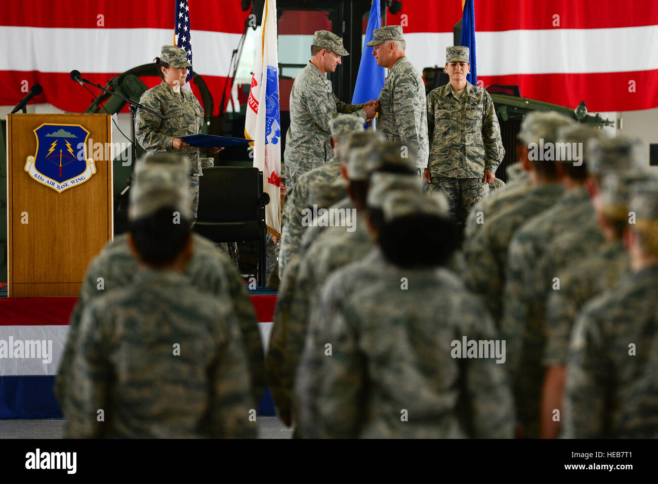 U.S. Air Force Maj. Gen. H.D. Polumbo, 9th Air Force commander ...