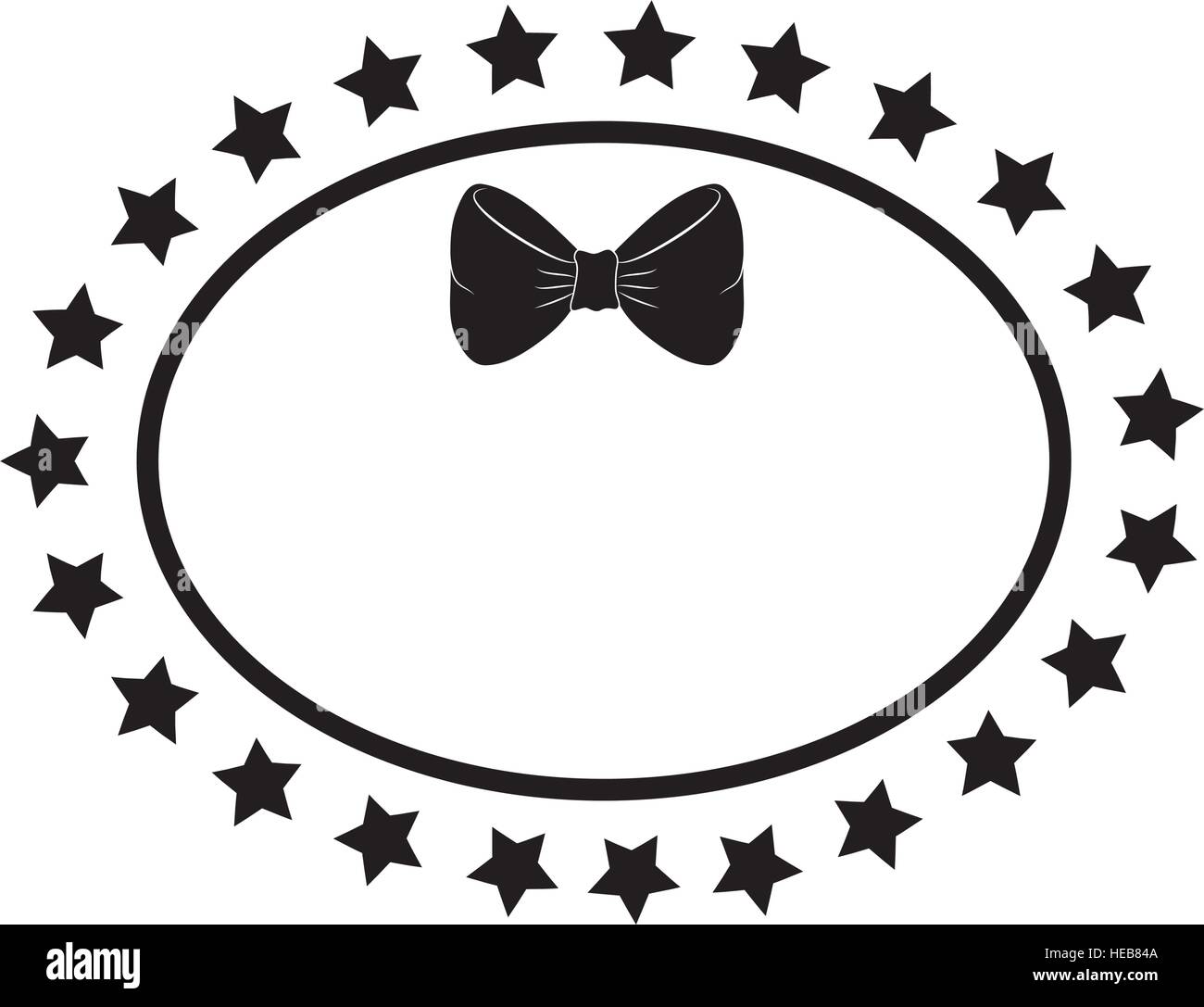 Round circle bow tie Stock Vector Images - Alamy