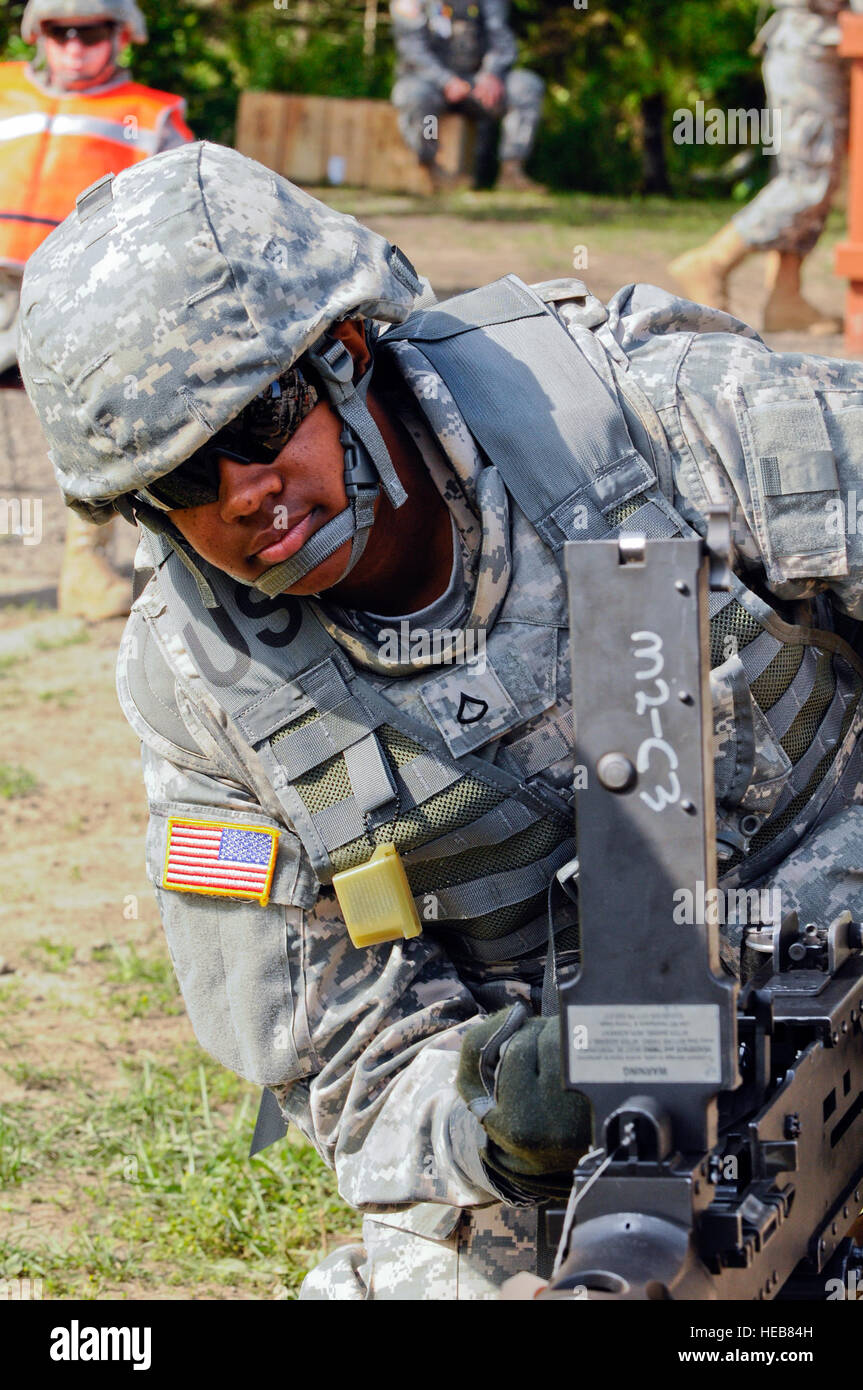 An initial 10 meter live fire grouping setting course hi-res stock ...