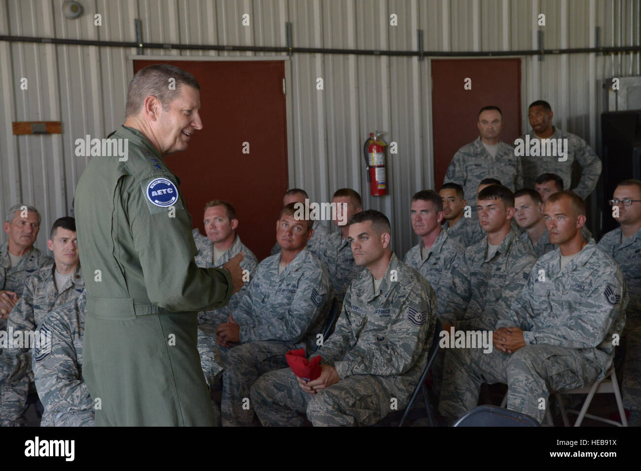 Gen. Robin Rand, commander of Air Education and Training Command, talks ...