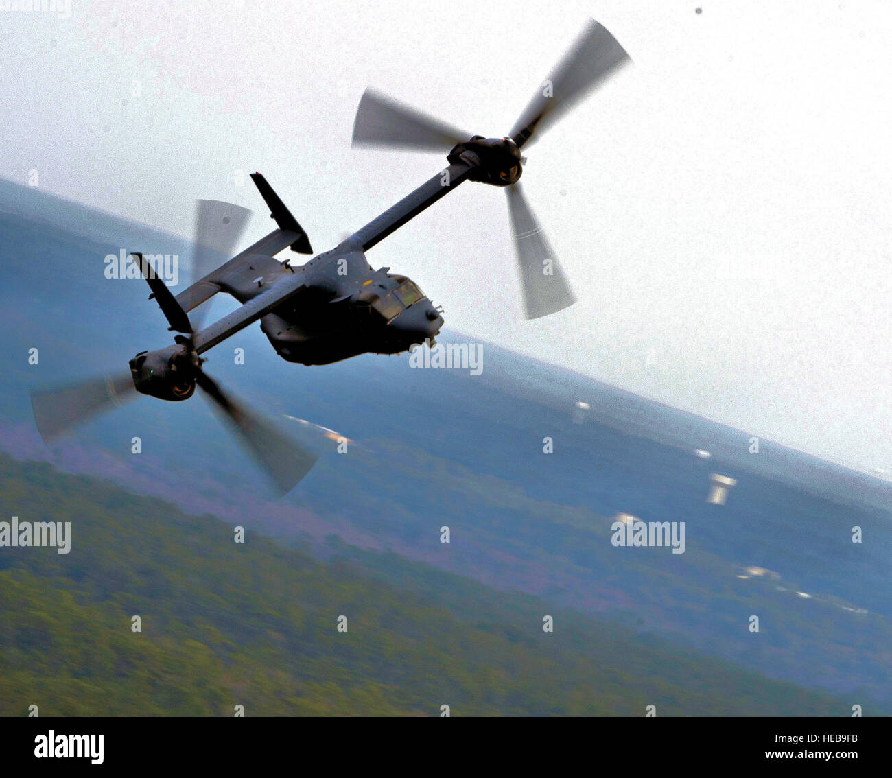 A U.S. Air Force CV-22 Osprey from the 8th Special Operations Squadron ...