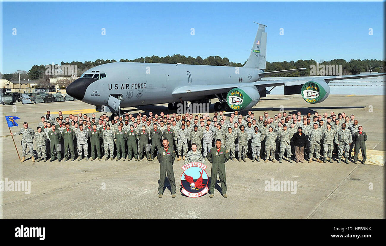 The 911th Air Refueling Squadron. (USAF photo courtesy of the 911ARS ...