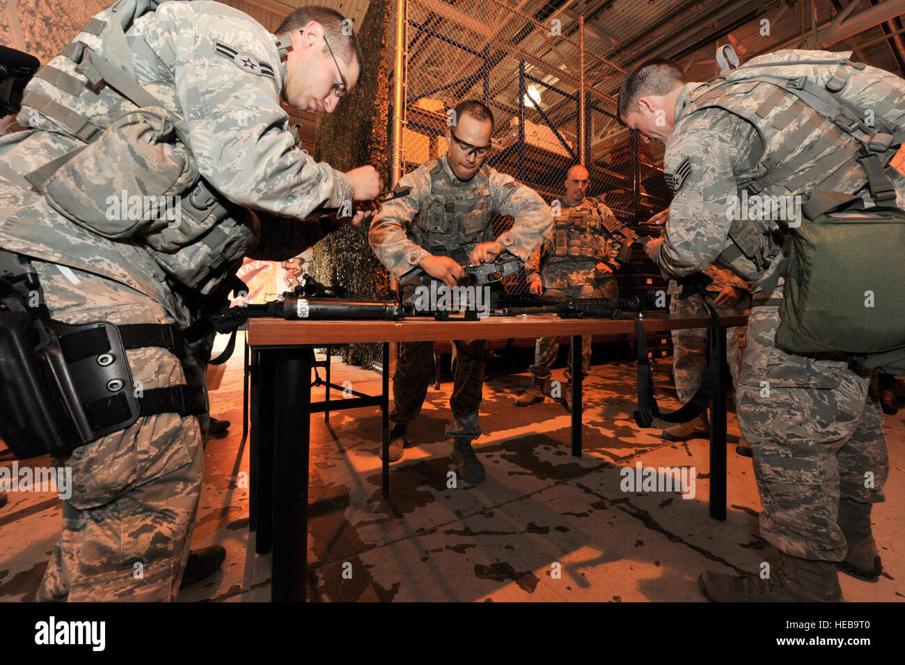 Airmen from the 91st Security Forces Group's Global Strike Challenge ...