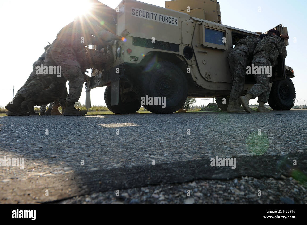 Members from the 91st Security Forces Group Global Strike Challenge ...