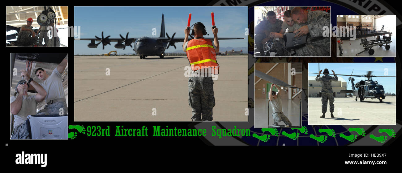 923rc aircraft maintenance squadron hi-res stock photography and images ...