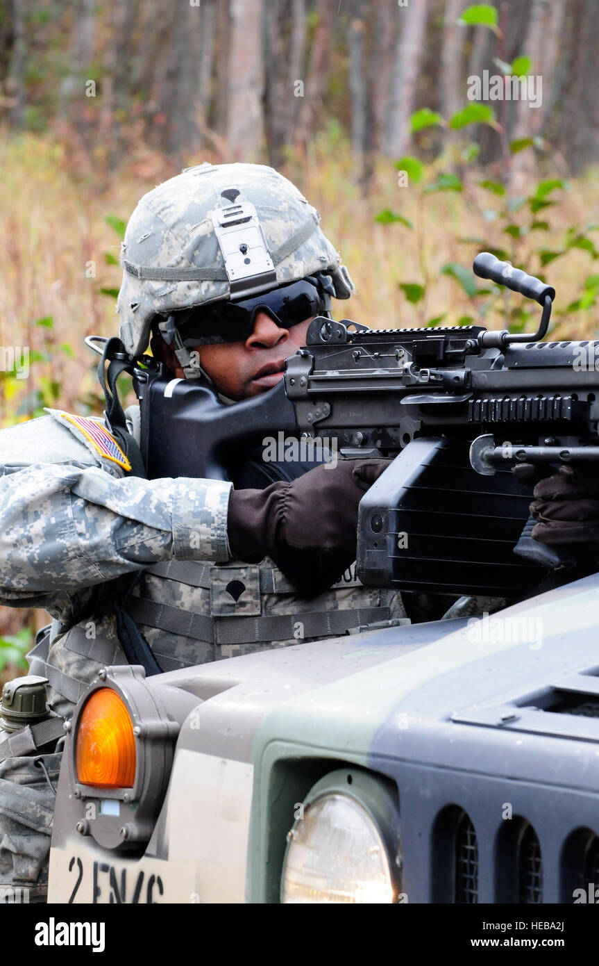 Spc. Elijah Mbugua, 95th Chemical Company, 6th Engineer Battalion, of ...