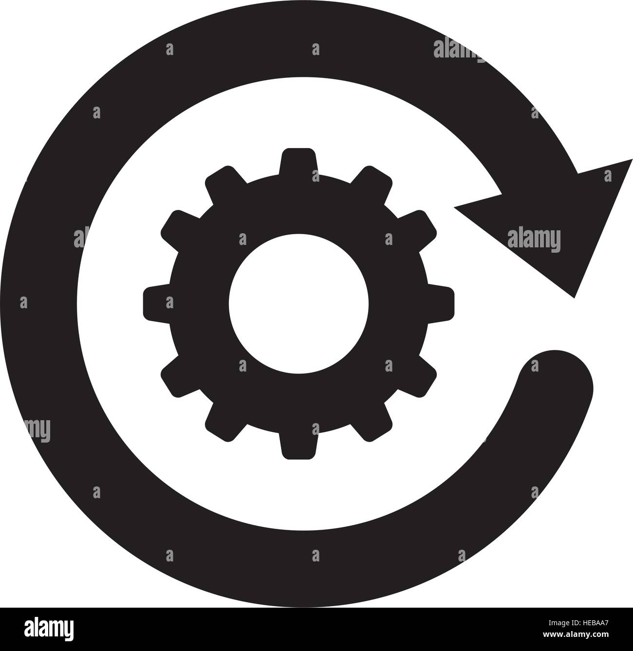 isolated gear piece Stock Vector Image & Art - Alamy