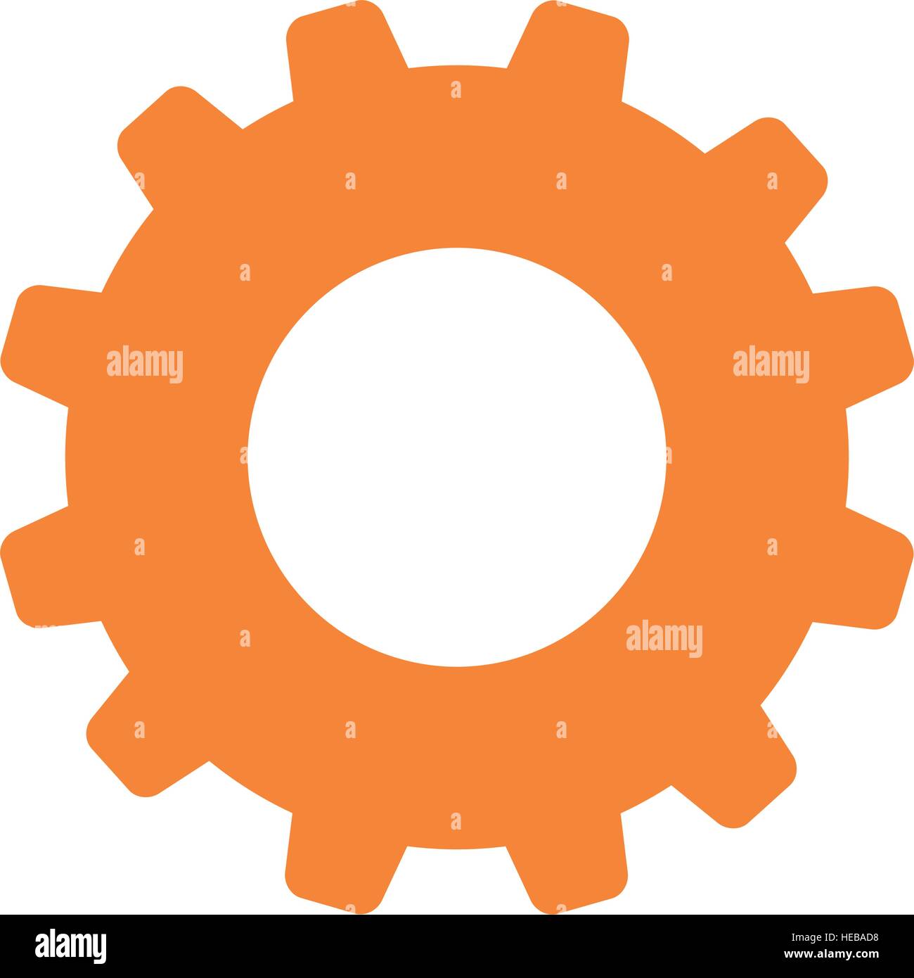 isolated gear piece Stock Vector Image & Art - Alamy