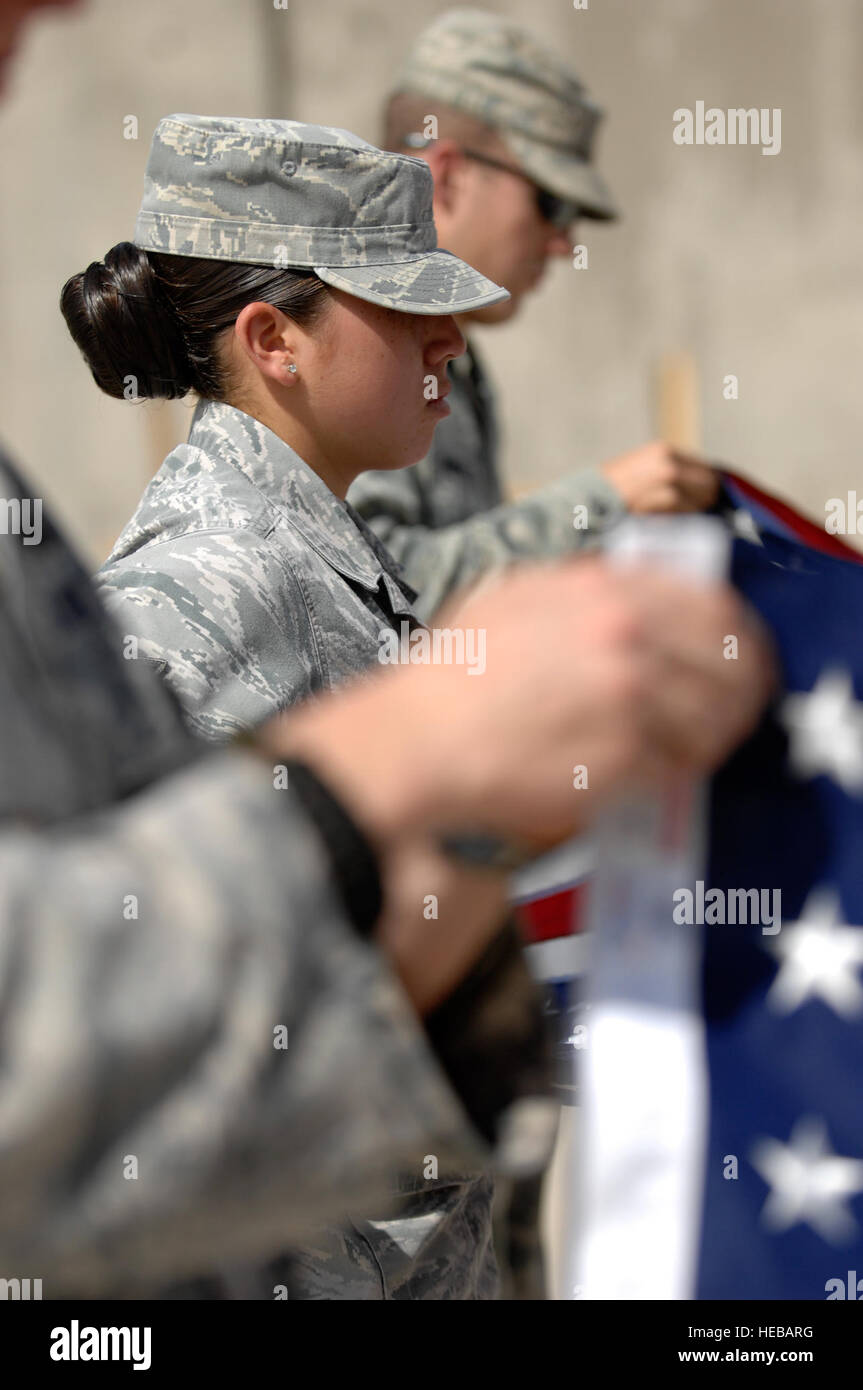 U.S. Air Force Airman First Class Ana Pacheco, a security forces member ...