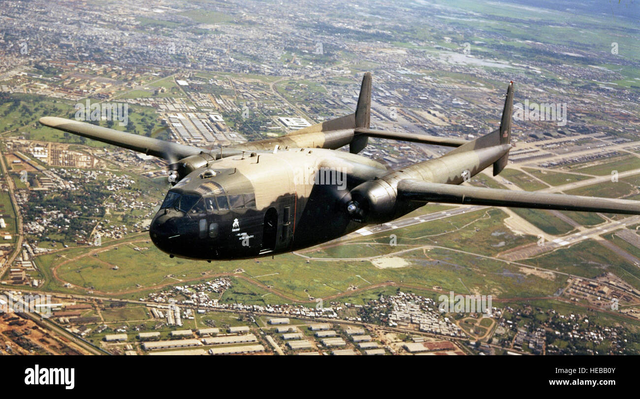 Tan Son Nhut AB, South Vietnam - Left front view of a U.S. Air Force AC ...